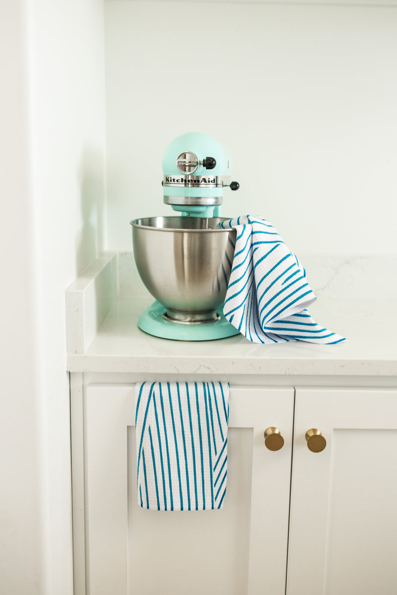 blue slashes Washcloth – UNRAKD